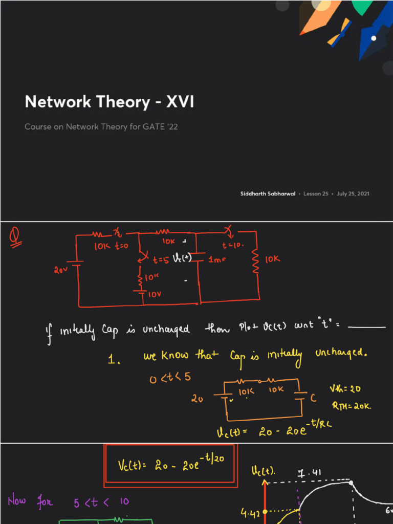 Network Theory XVI With Anno | PDF