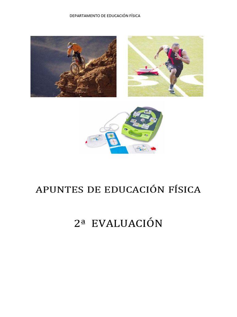 Apuntes EF 2a Eva | PDF | Contracción muscular | Reanimación cardiopulmonar