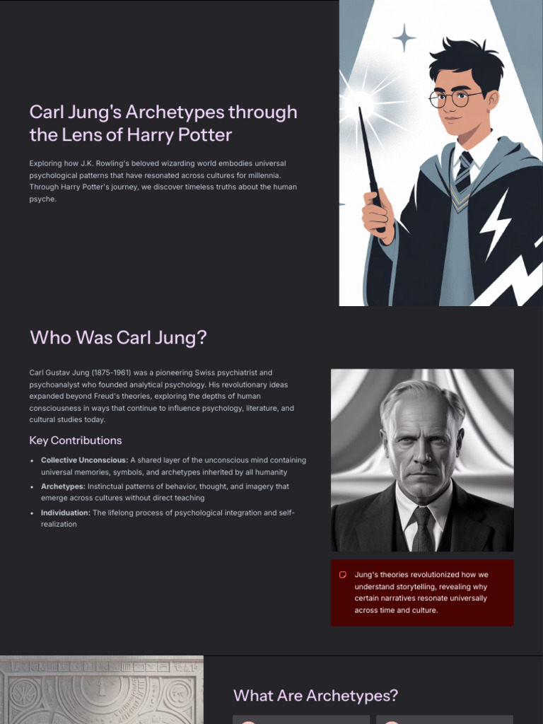 Carl Jungs Archetypes Through The Lens of Harry Potter | PDF | Shadow ...