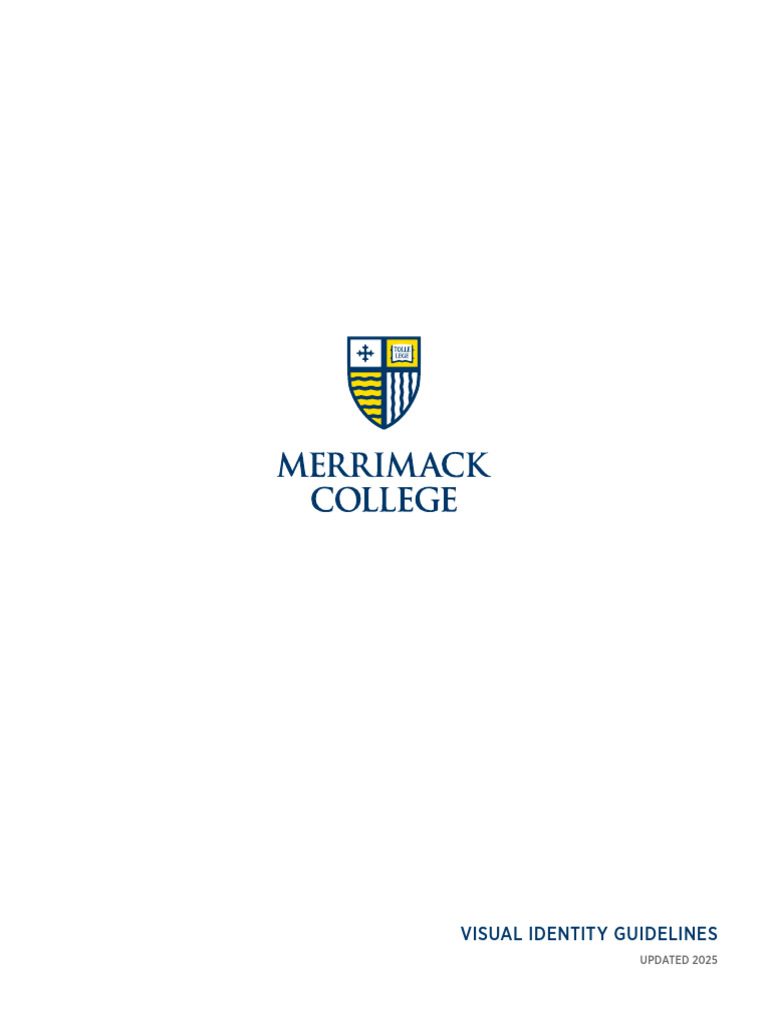 Merrimack Visual Identity Guidelinespdf | PDF | Logos | Graphic Design