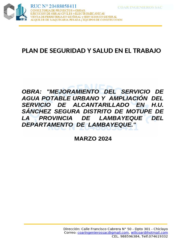 Plan de Ssts-V1 | PDF | Seguridad y salud ocupacional | Valores