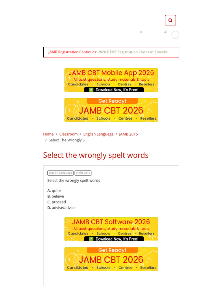 Select the Wrongly Spelt Words - Myschool (1) | PDF | Software | Computing