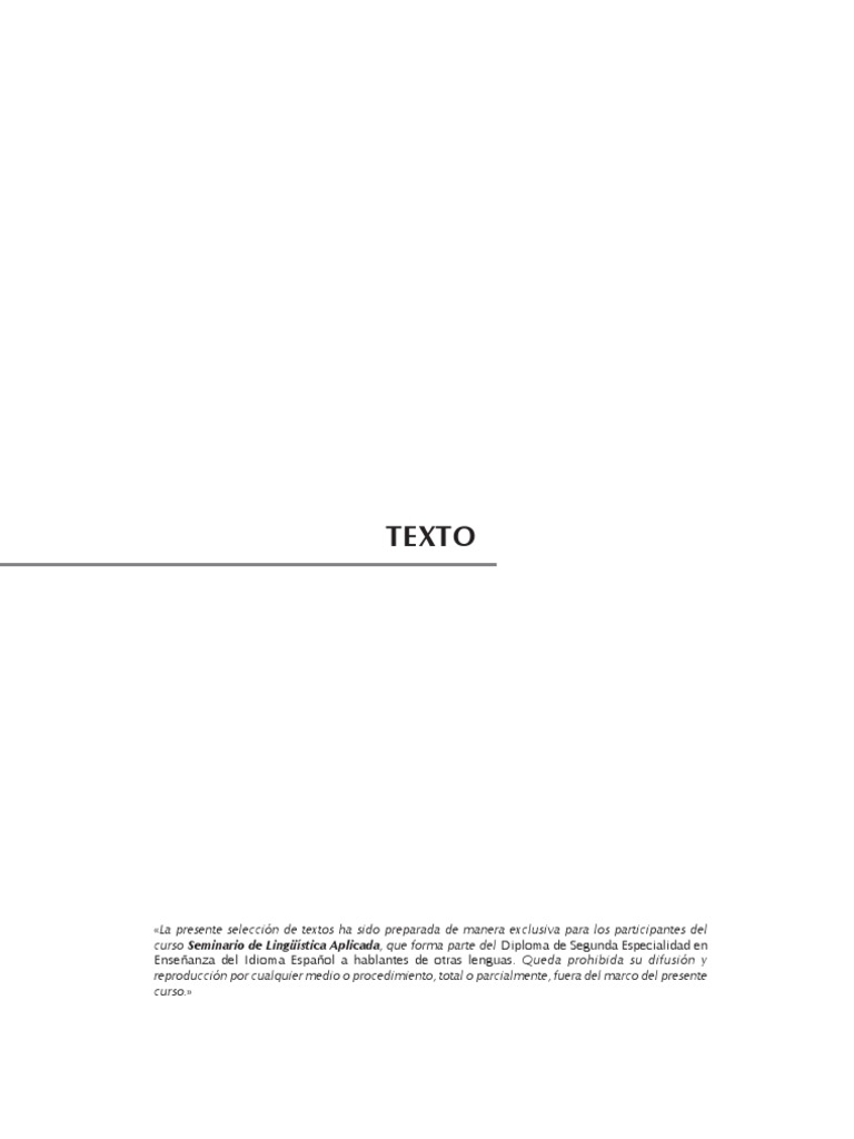 Siete Criterios de Textualidad | PDF