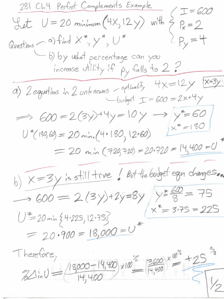 281 CH 4 Perfect Complements Ex | PDF
