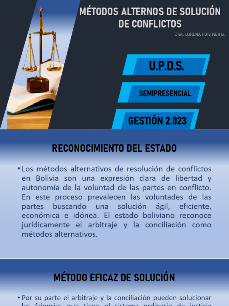 Met. Alt. Sol. #1 | PDF | Arbitraje | Justicia