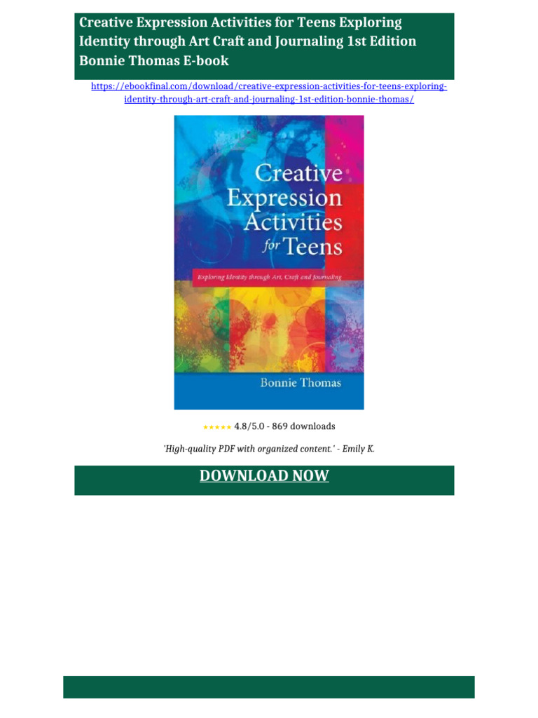 Creative Expression Activities for Teens Exploring Identity through Art ...