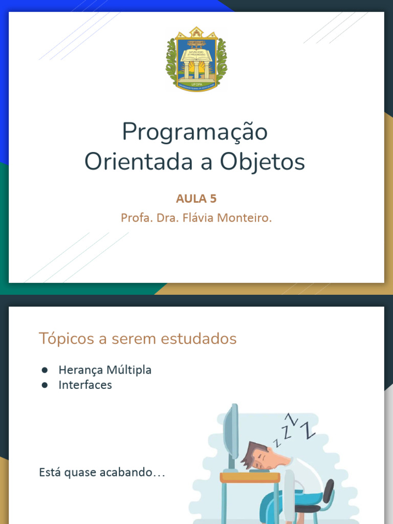 POO Java - Aula 5 | PDF | Método (programação de computadores) | Java ...