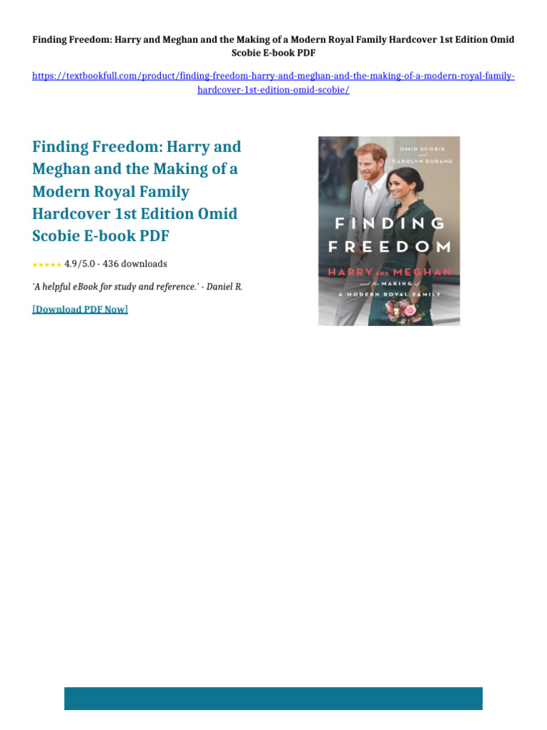 Finding Freedom: Harry and Meghan and the Making of a Modern Royal ...