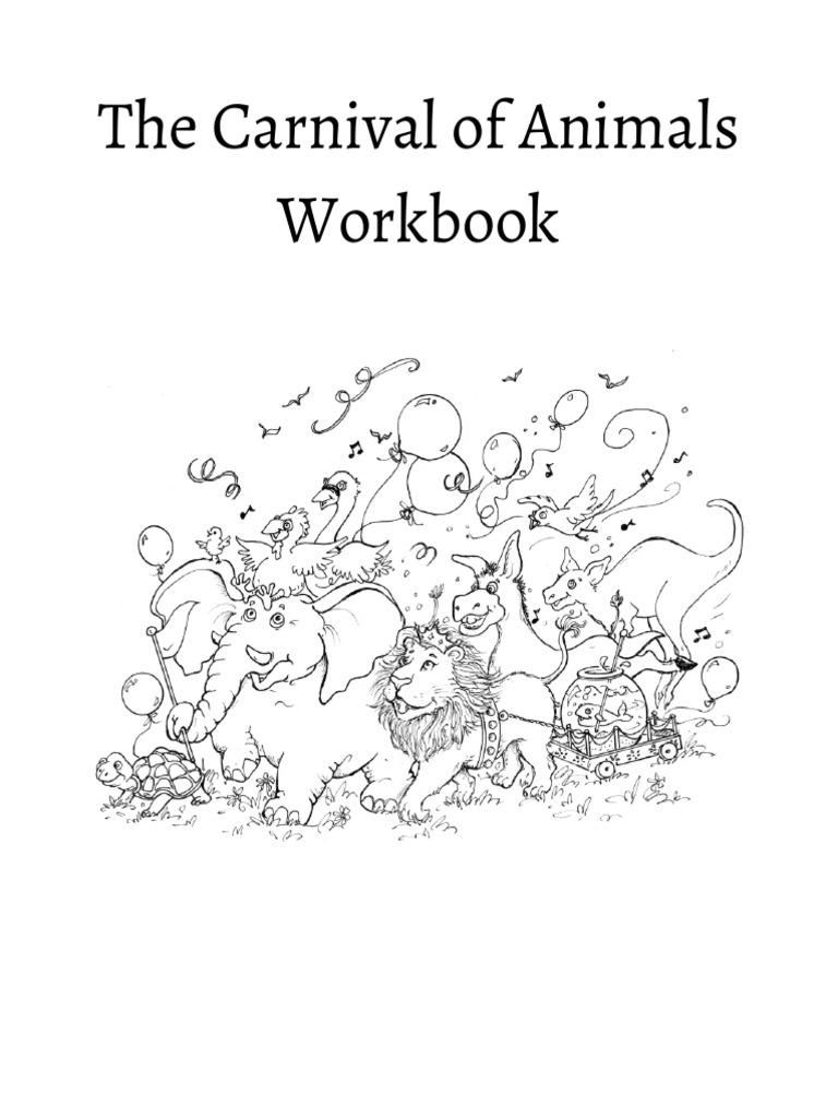 The Carnival of Animals Workbook | PDF | Musical Compositions | Musicology