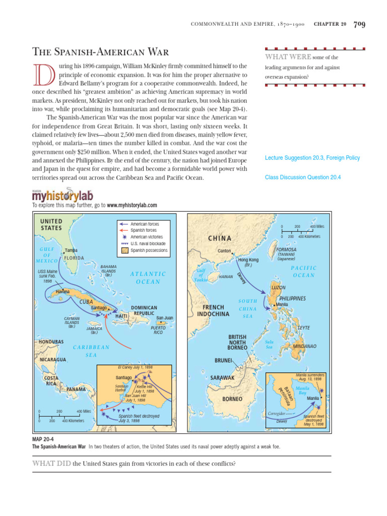 APUSH Textbook 709-716 | PDF | William Mc Kinley | Cuba