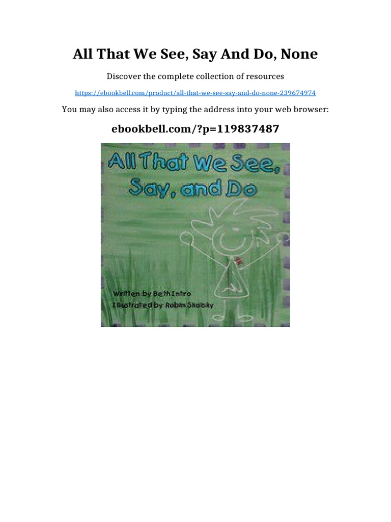 All that we see, say and do, None latest pdf 2025 | PDF | Tone ...