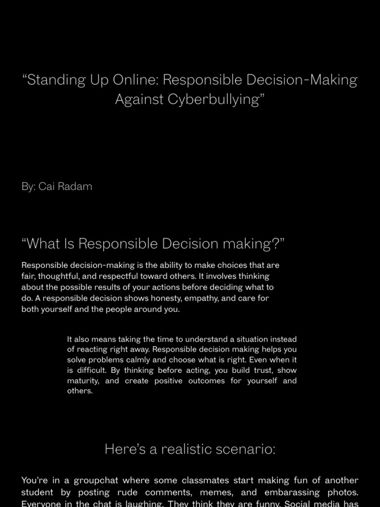 “Standing Up Online Responsible Decision-Making Against Cyberbullying ...
