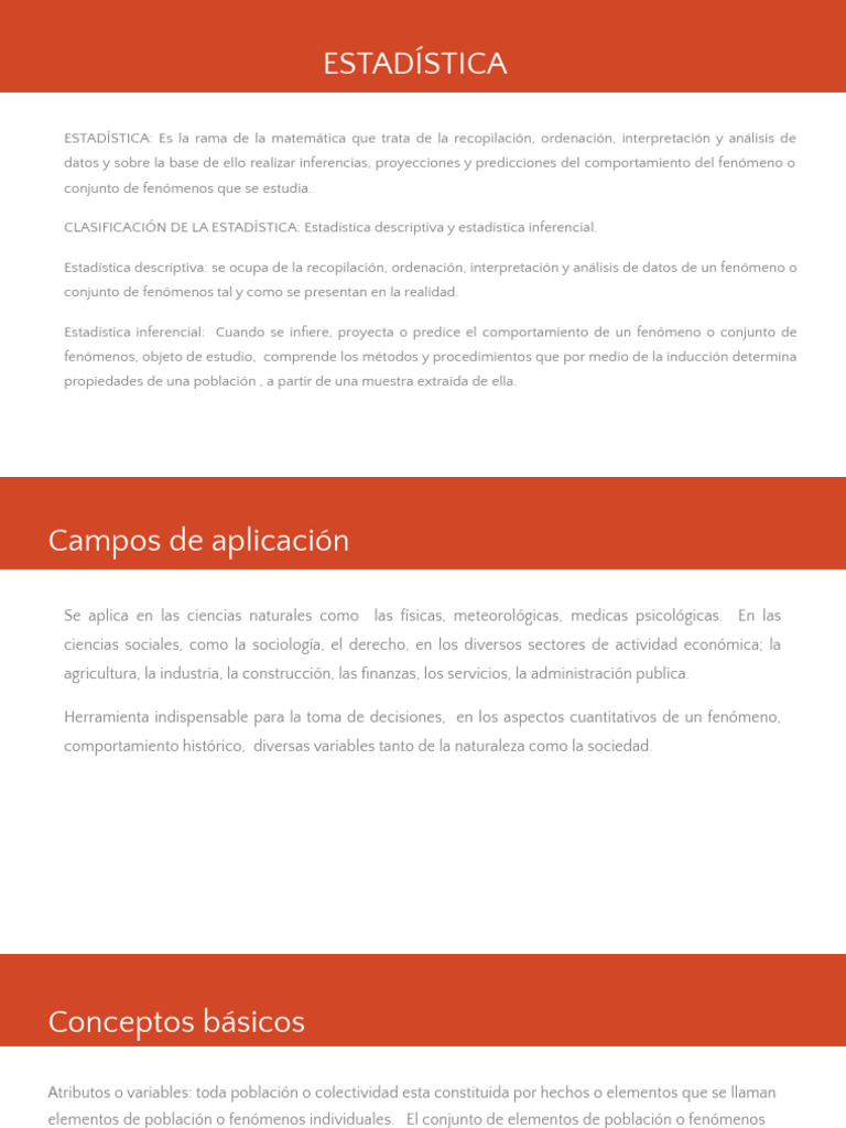 Estad Stica.pptx | PDF | Muestreo (Estadísticas) | Estadísticas