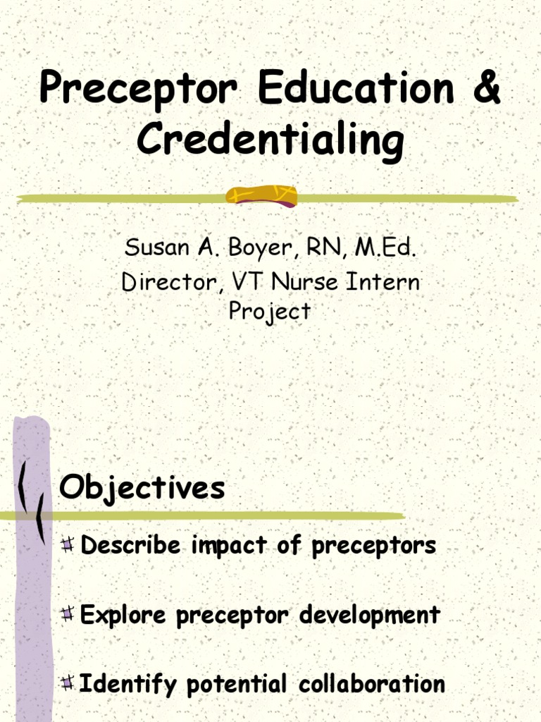 Preceptor Education and Development Guide | PDF | Critical Thinking ...