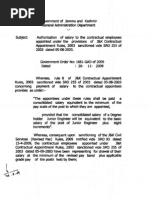 Regularization Notification 2009 | PDF | Civil Service | Employment