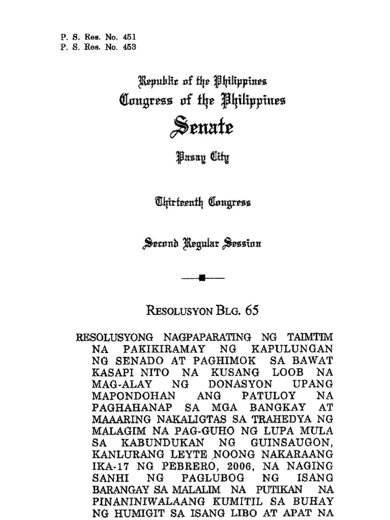 Sample Resolusyon | PDF