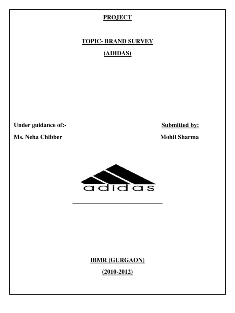 Adidas Project | PDF