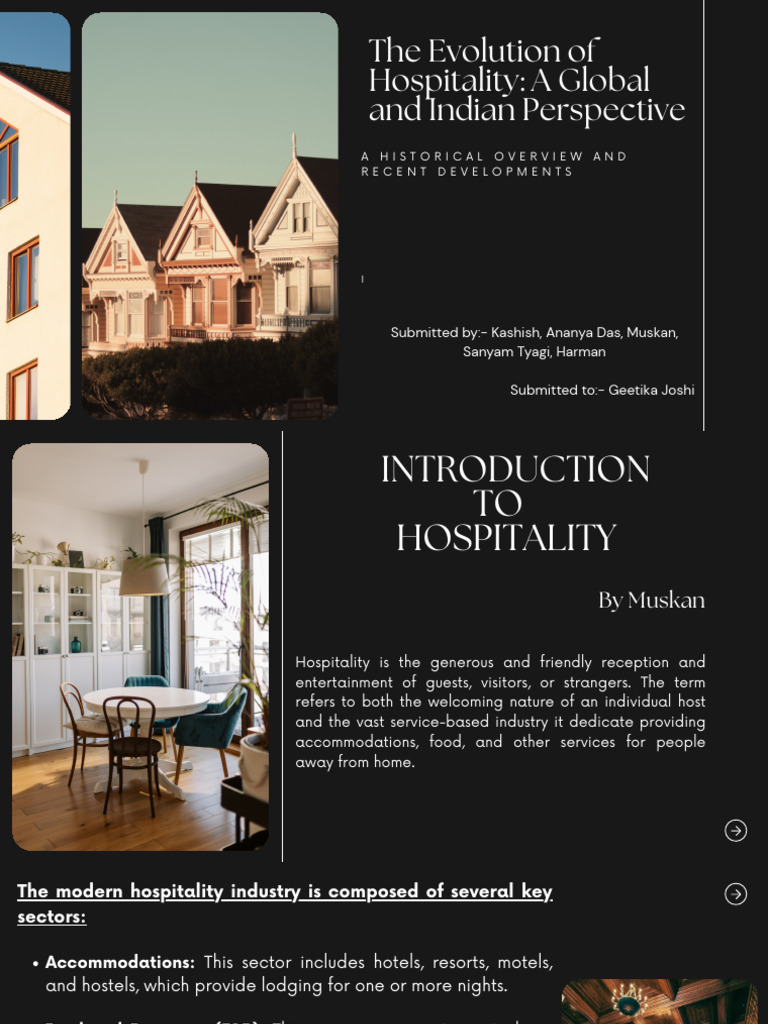 The Evolution of Hospitality A Global and Indian Perspective - Subtitle ...