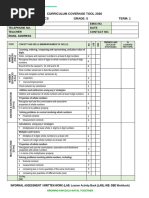 Grade 6 Curriculum Coverage Tool 2026 | PDF | Shape | Rectangle