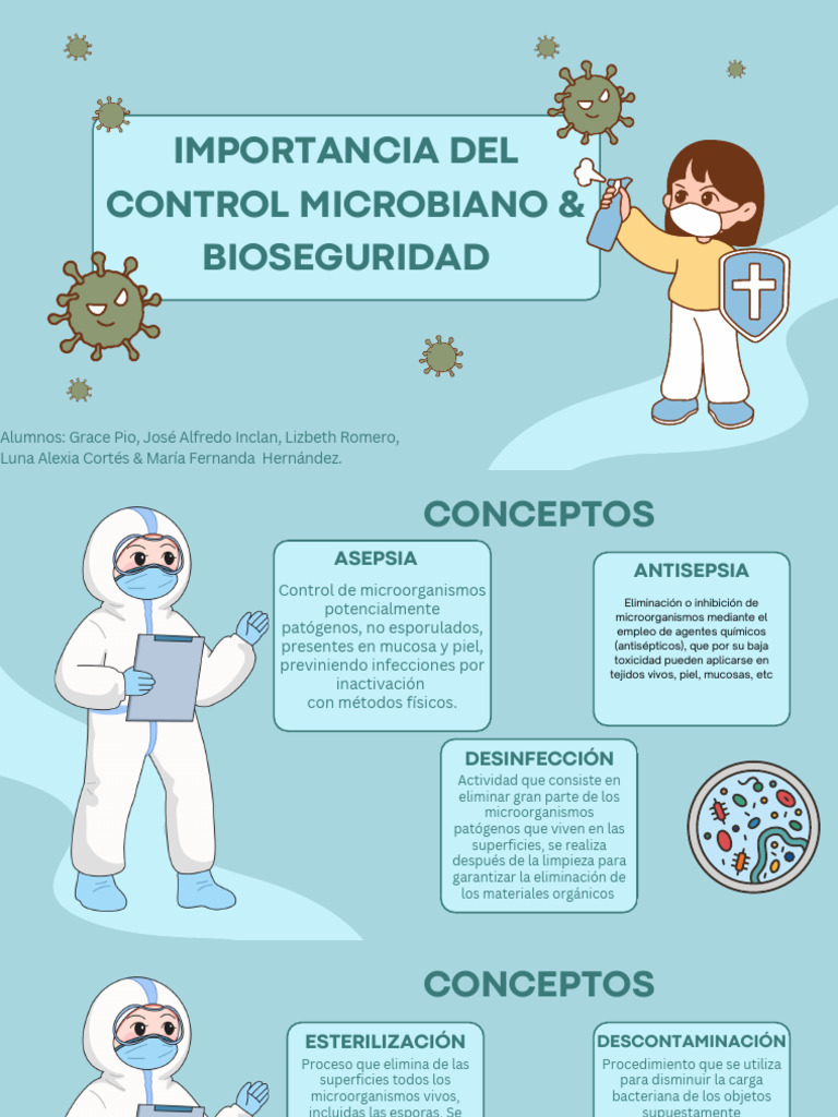 Importancia Del Control Microbiano & Bioseguridad | PDF ...