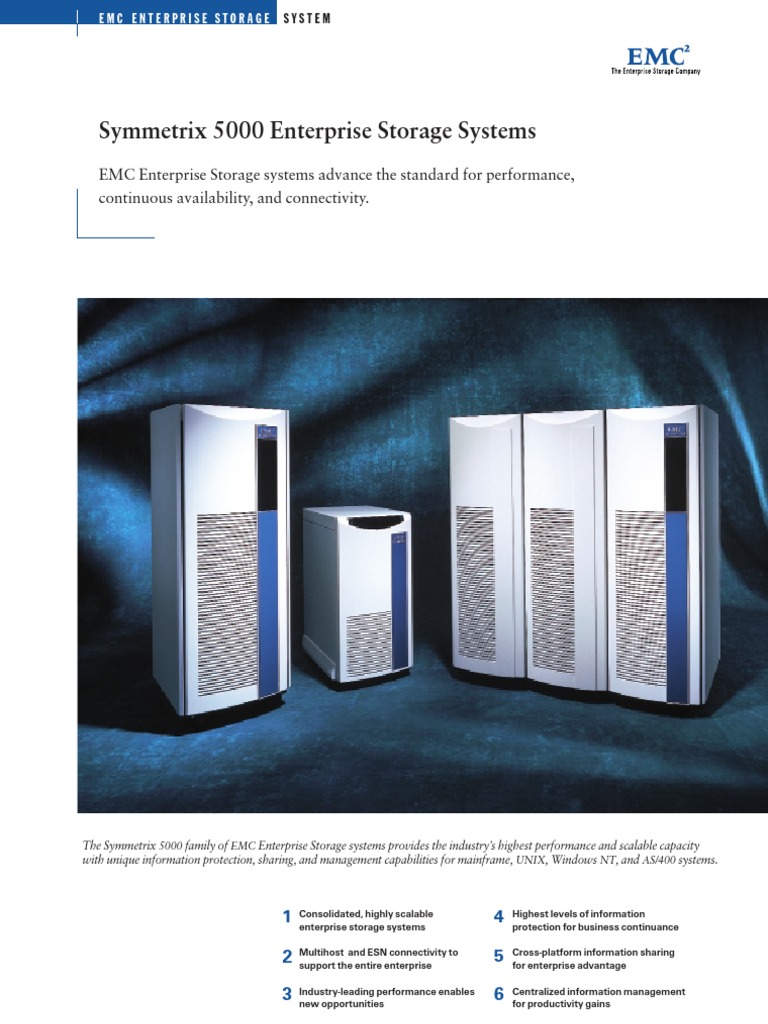 Symmetrix 5000 Enterprise Storage Systems | PDF | Mainframe Computer ...