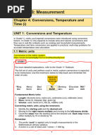 Grade 12 Maths Lit: Measurement Conversions | PDF | Volume | Measurement