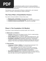 A Practical Guide To Quantitative Finance Interviews by Xinfeng Zhou | PDF