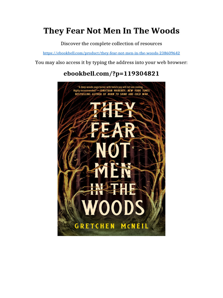 They Fear Not Men in The Woods Full Chapters Included | PDF | Secure ...