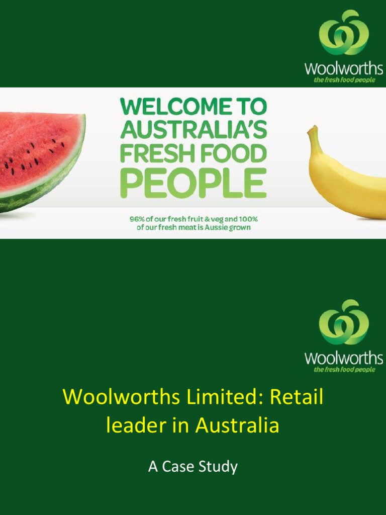 Woolworths Limited: A Retail Case Study | PDF | Business Model ...