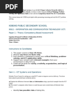 Ict Sample Paper 2026 | PDF | Information And Communications Technology ...