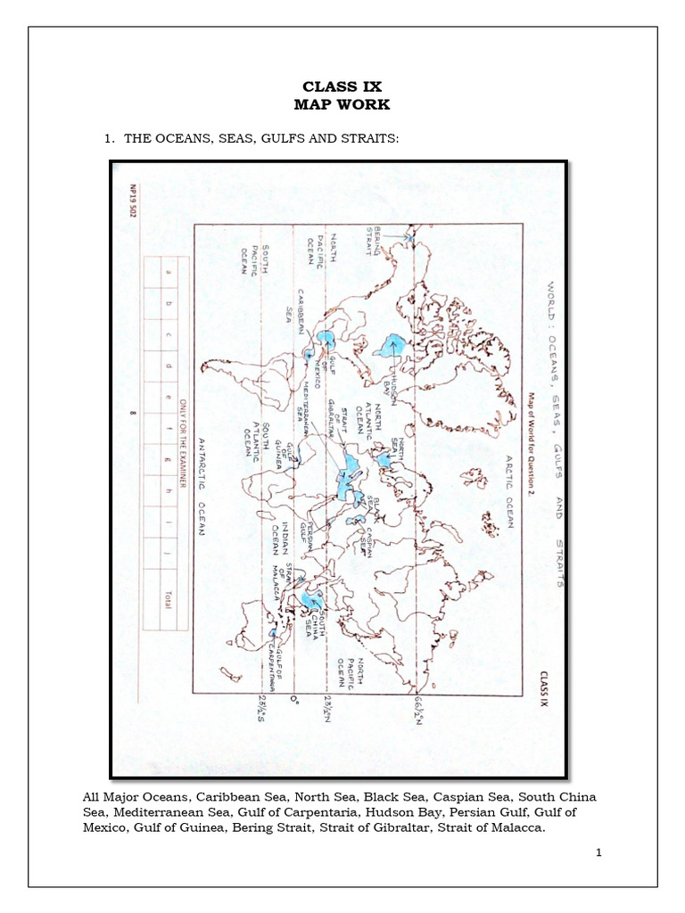 CL - 9 Mapwork Annual | PDF
