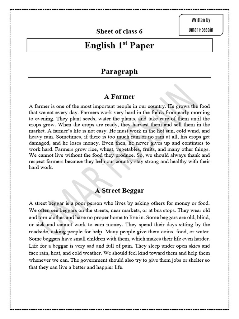 Sheet of Class 6 | PDF | Jute | Foods