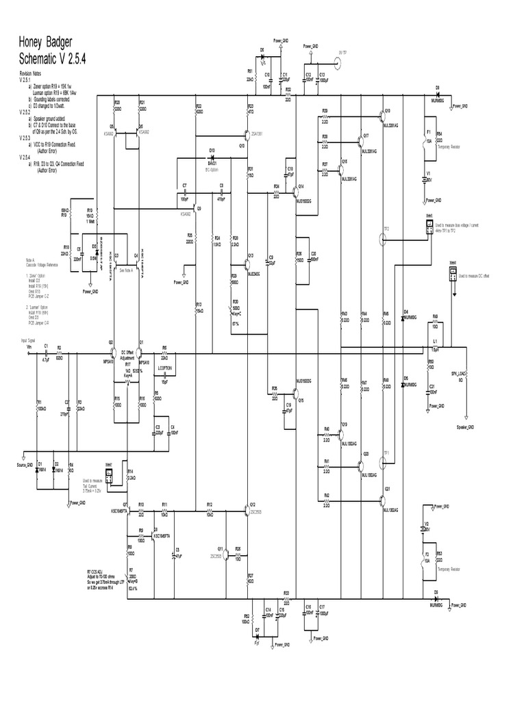 Honey Badger SCH - V2.5.4 | PDF