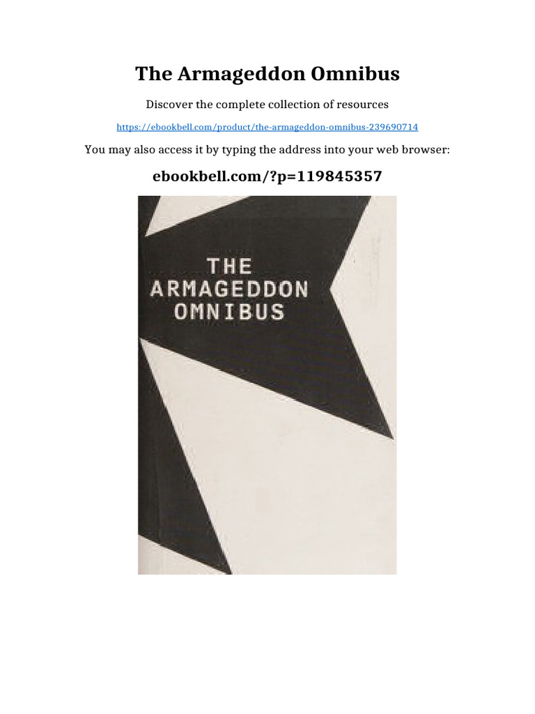 The Armageddon Omnibus Full | PDF | Qing Dynasty | Intellectual Property