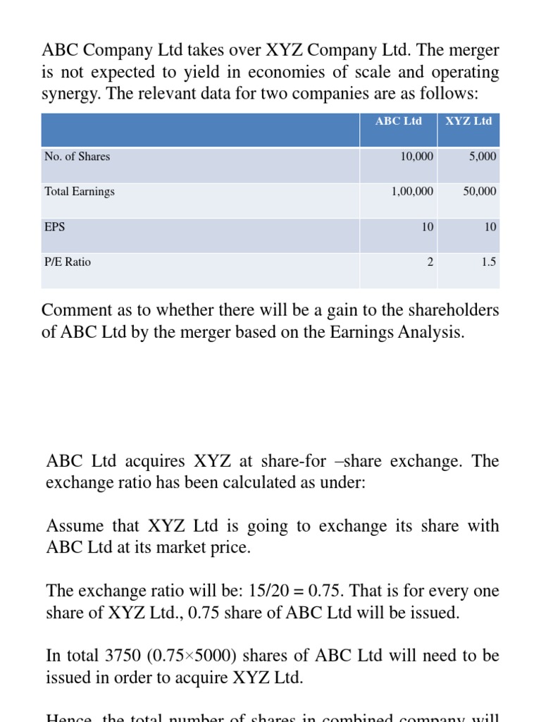 No. of Shares 10,000 5,000: Abc LTD Xyz LTD | PDF