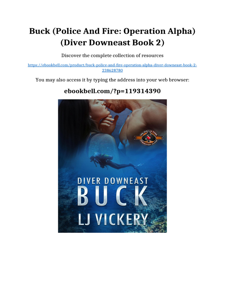 Buck (Police and Fire: Operation Alpha) (Diver Downeast Book 2 ...