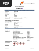 Zonrox Bleach Safety Data Sheet | PDF | Chlorine | Safety