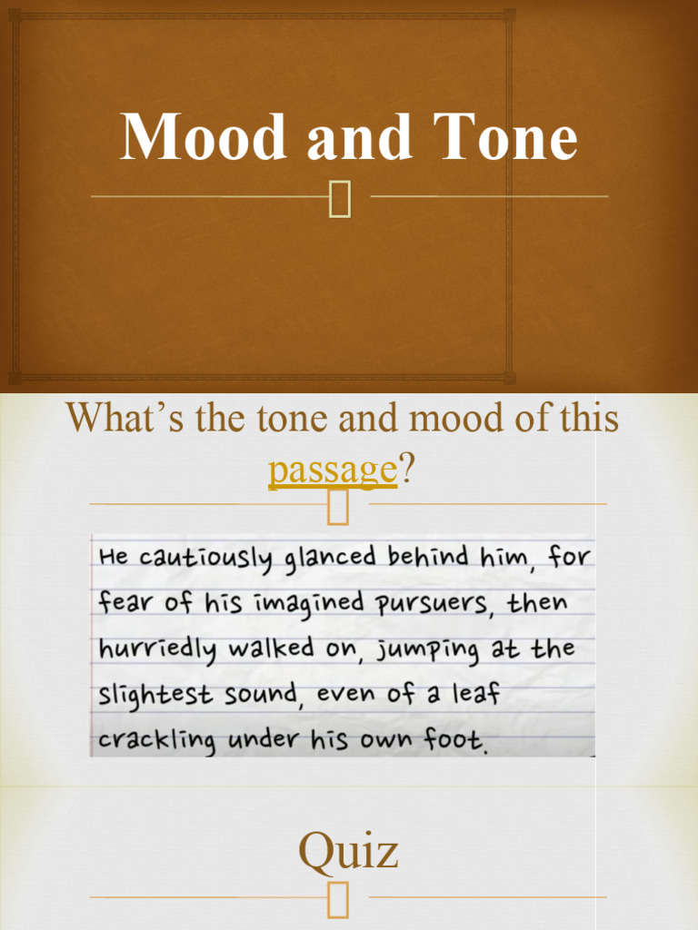 4 Mood and Tone | PDF
