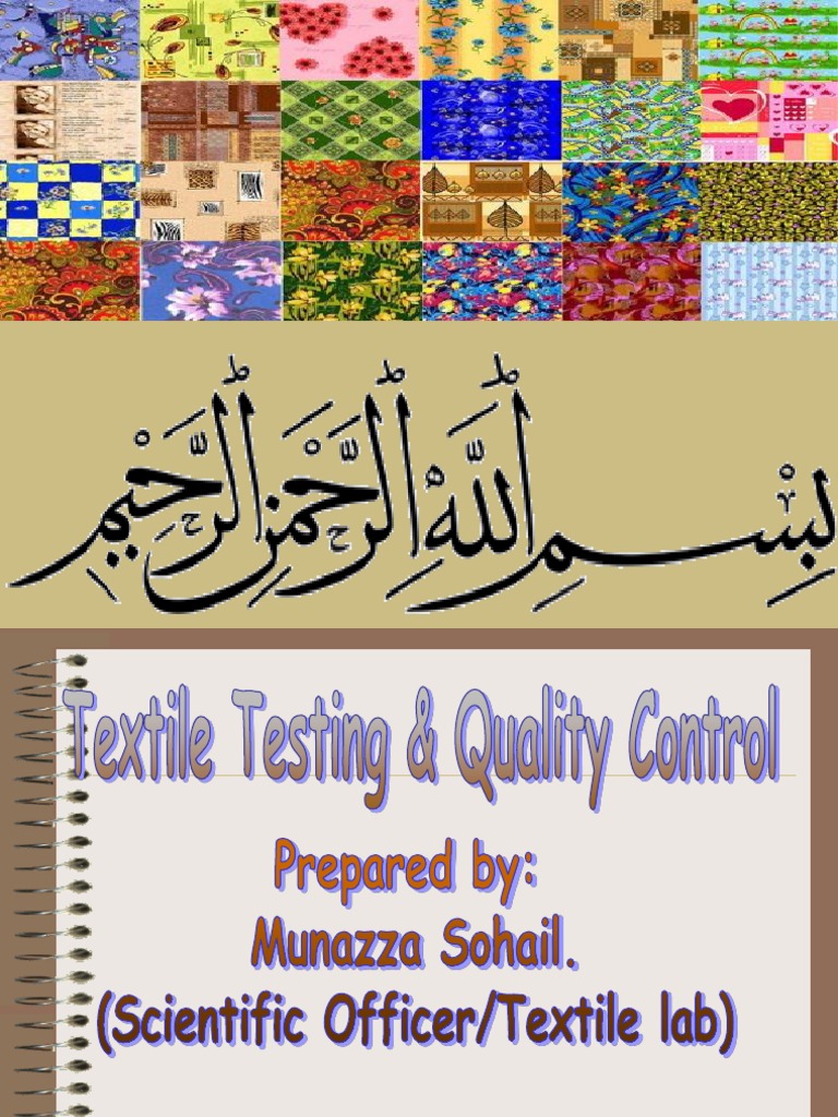 Textile Testing Pdf Textiles Fibers