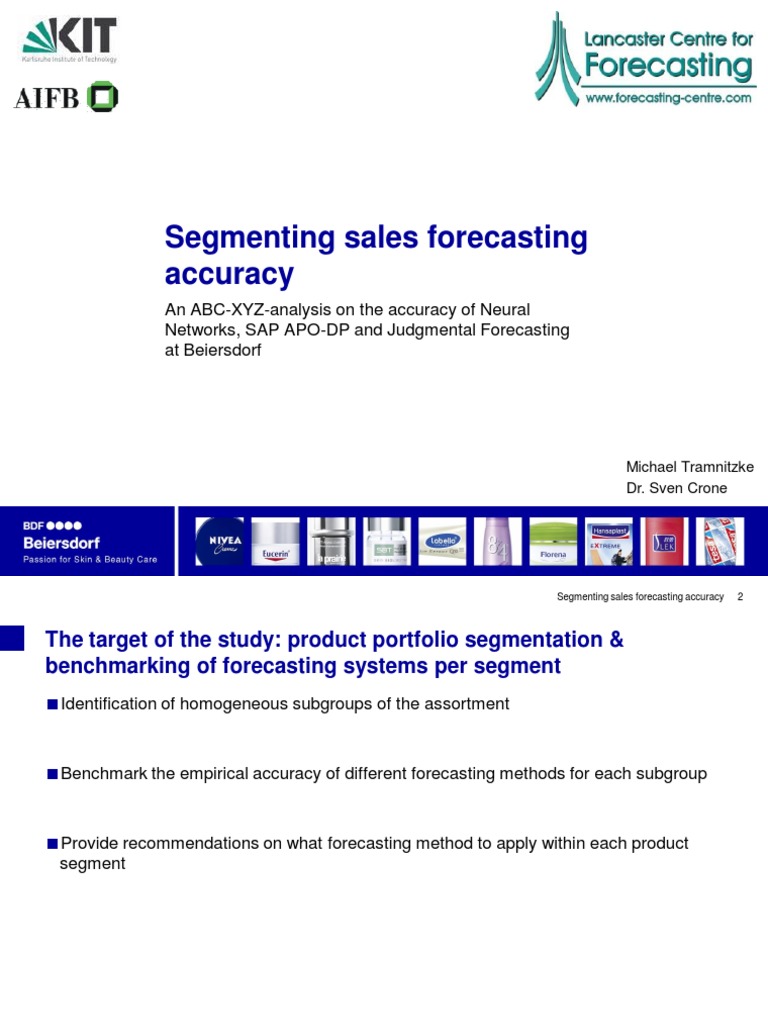 ABC & Xyz Analysis | Forecasting | Time Series