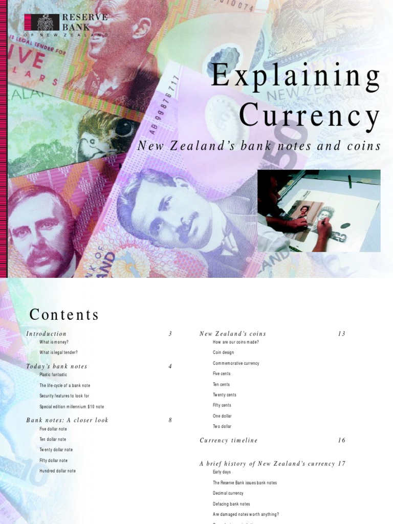 New Zealand Currency - Notes and Coins | PDF | Pound Sterling | Legal ...