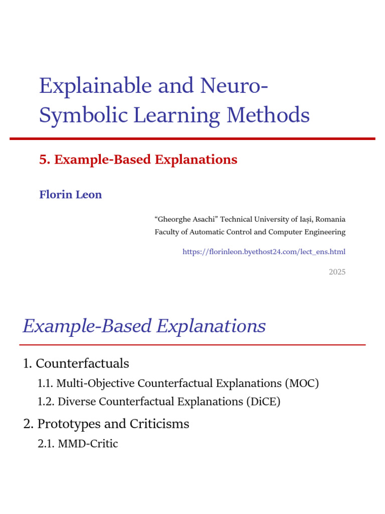 Explainable Artificial Intelligence: Example-Based Explanations | PDF ...