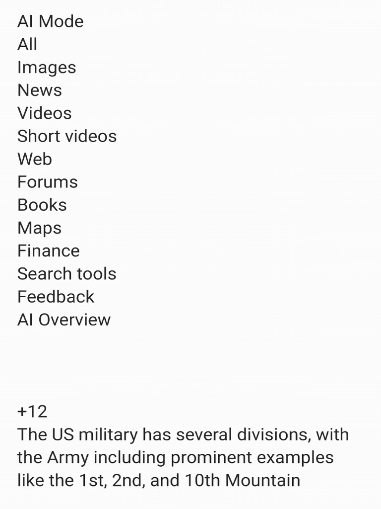 US Military Divisions | PDF