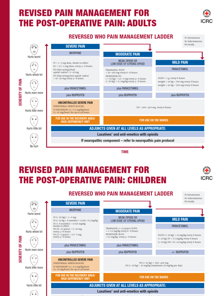 Revised Pain Management For The Post-Operative Pain - Adults and ...