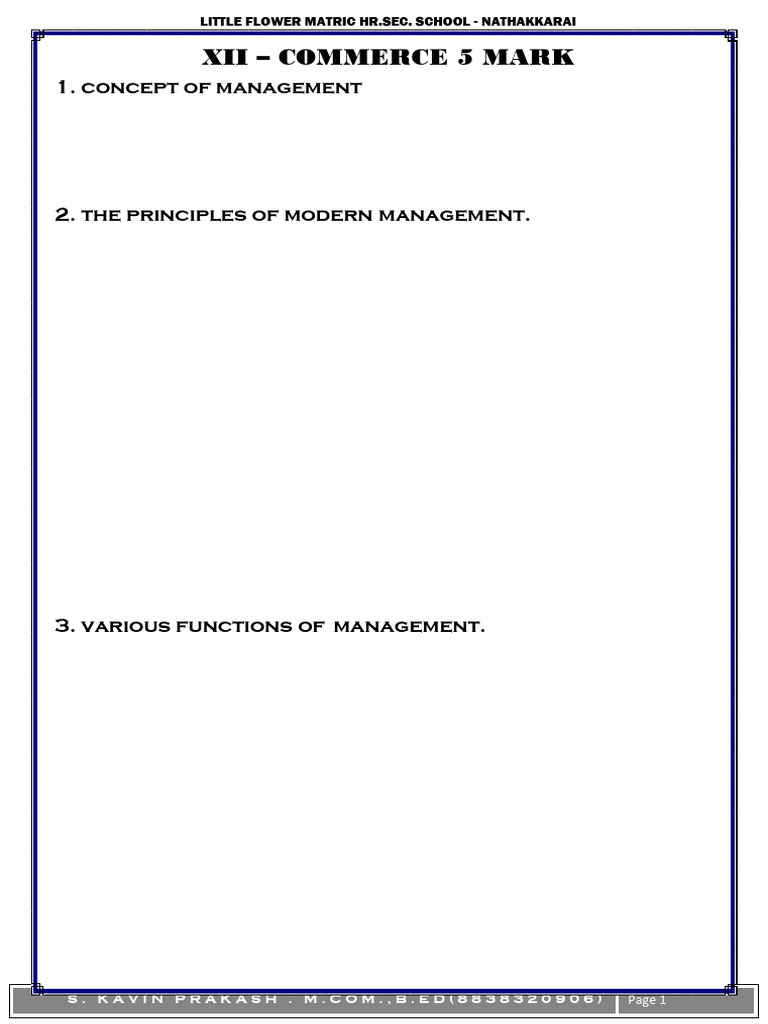 Xii-Commerce 5 Mark | PDF | Market (Economics) | Securities (Finance)