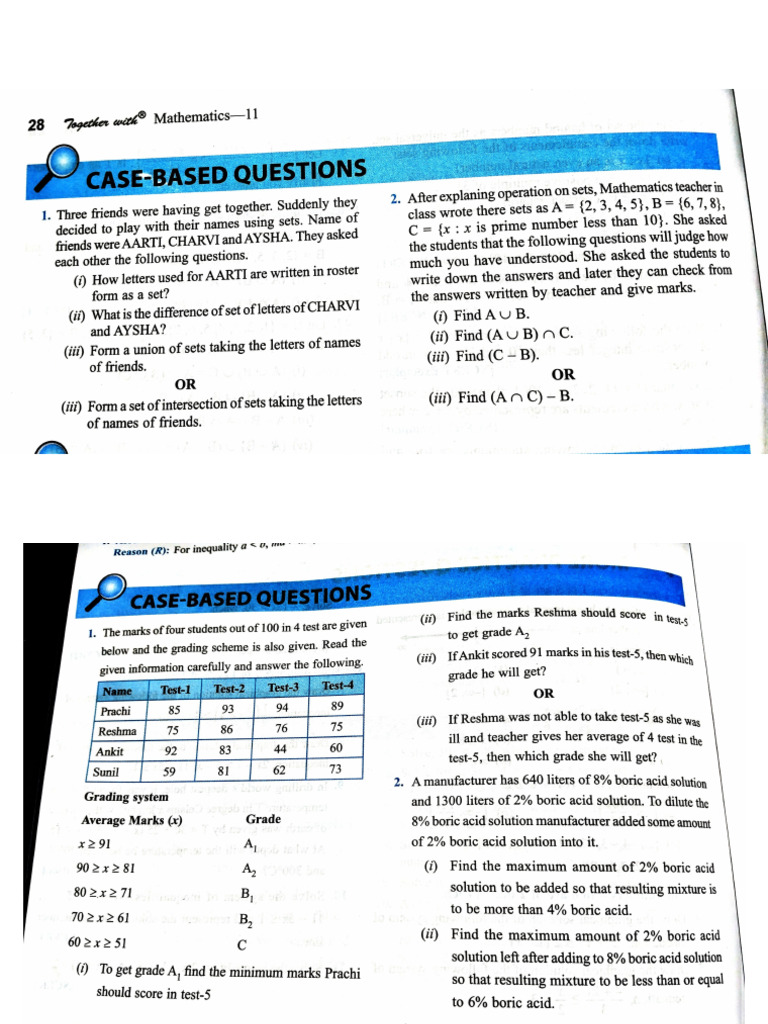 Case-Based Questions (Together With) | PDF