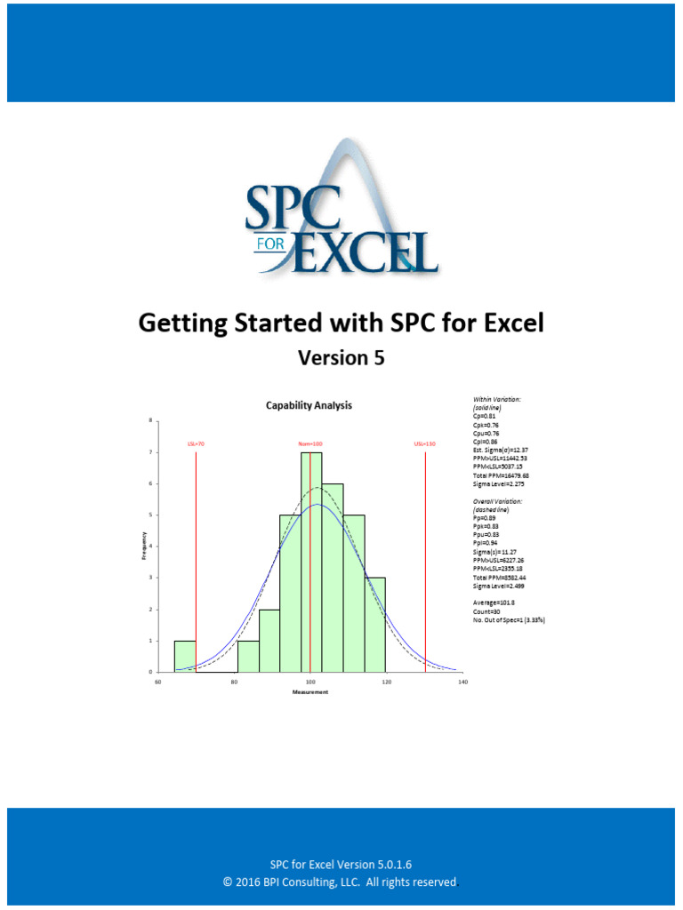 SPC for Excel | PDF