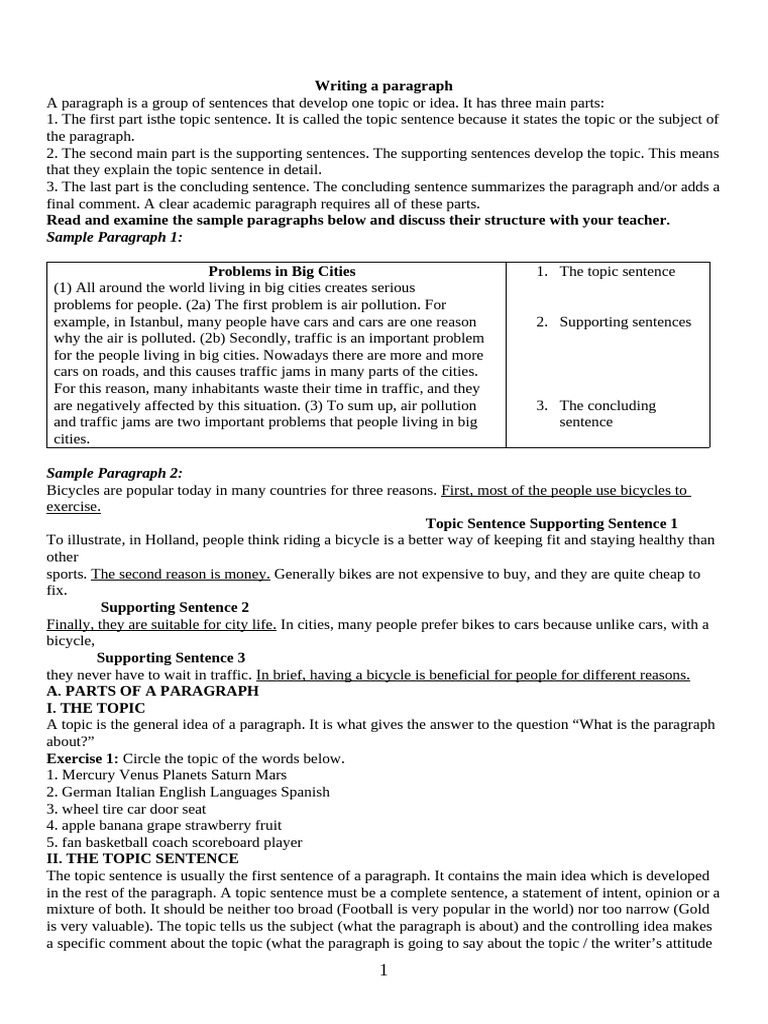 Writing Paragraph + Paraphrasing - in | PDF | Paragraph