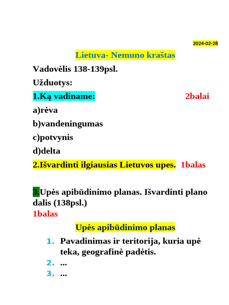 Lietuva - Nemuno Krastas | PDF