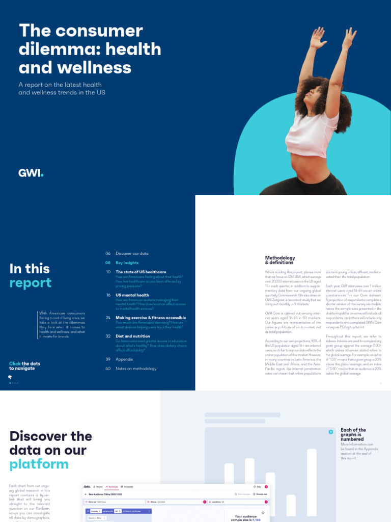 US Health & Wellness - The Consumer Dilemma - GWI | PDF | Cost Of Living